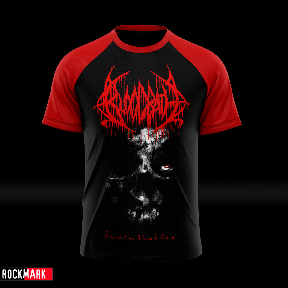Bloodbath "Resurrection Through Carnage" Raglan Shirt – RockMark Merchandise