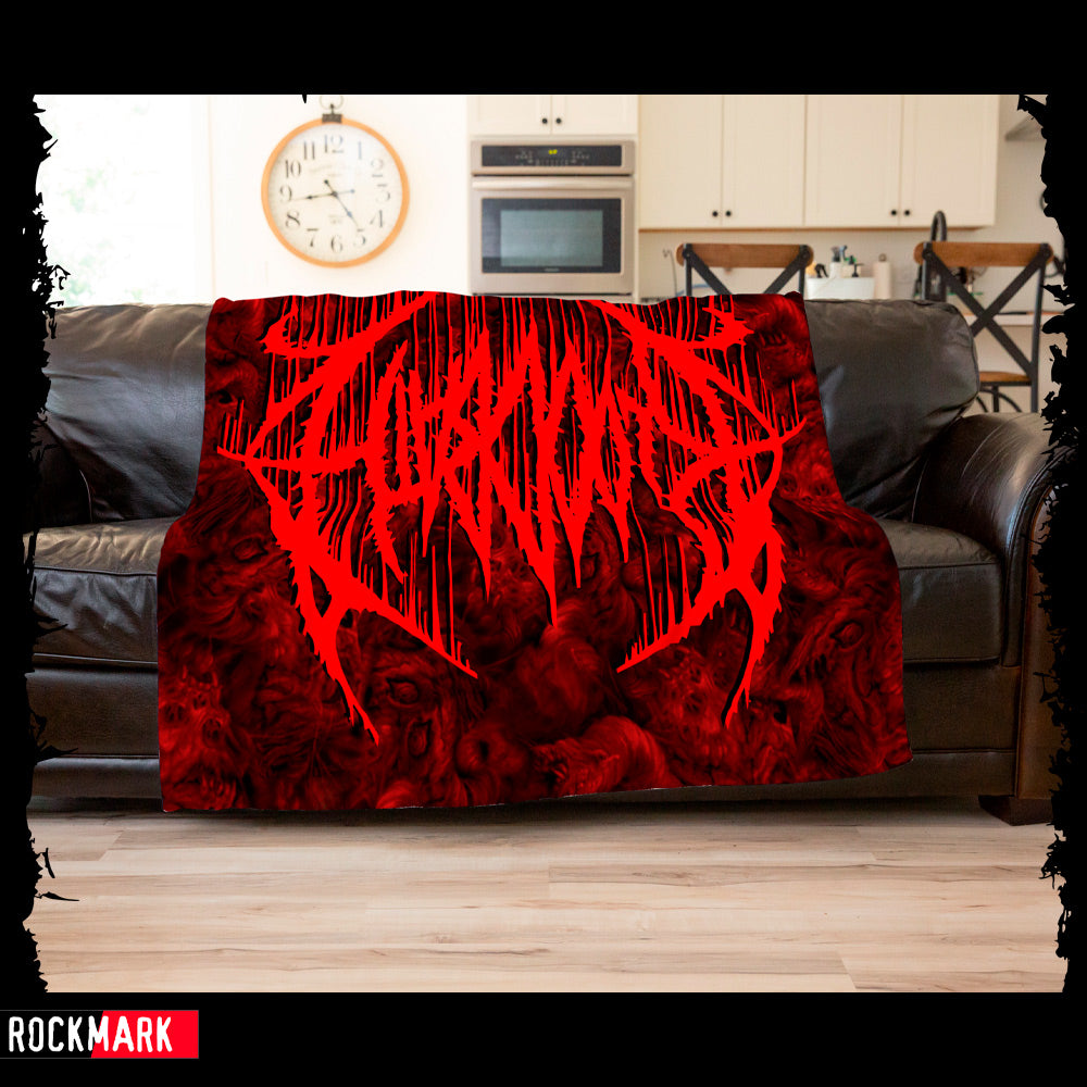 Bloodbath "Logo" Cozy Blanket – RockMark Merchandise