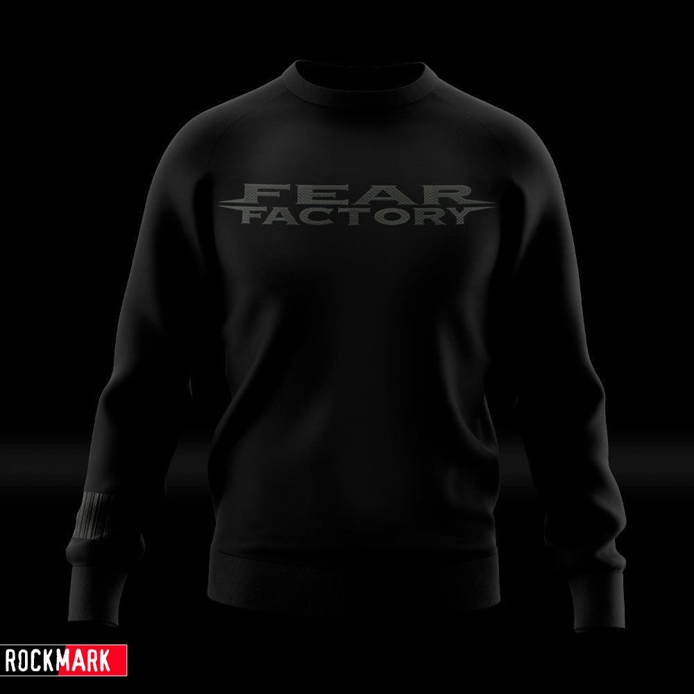 Fear Factory Black Edition Embroidered Logo Cotton Sweatshirt ...
