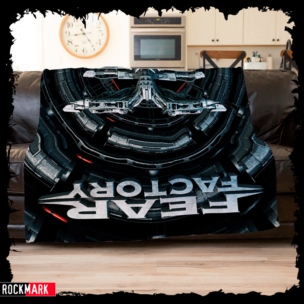 Fear Factory "Aggression Continuum" Cozy Blanket – RockMark Merchandise