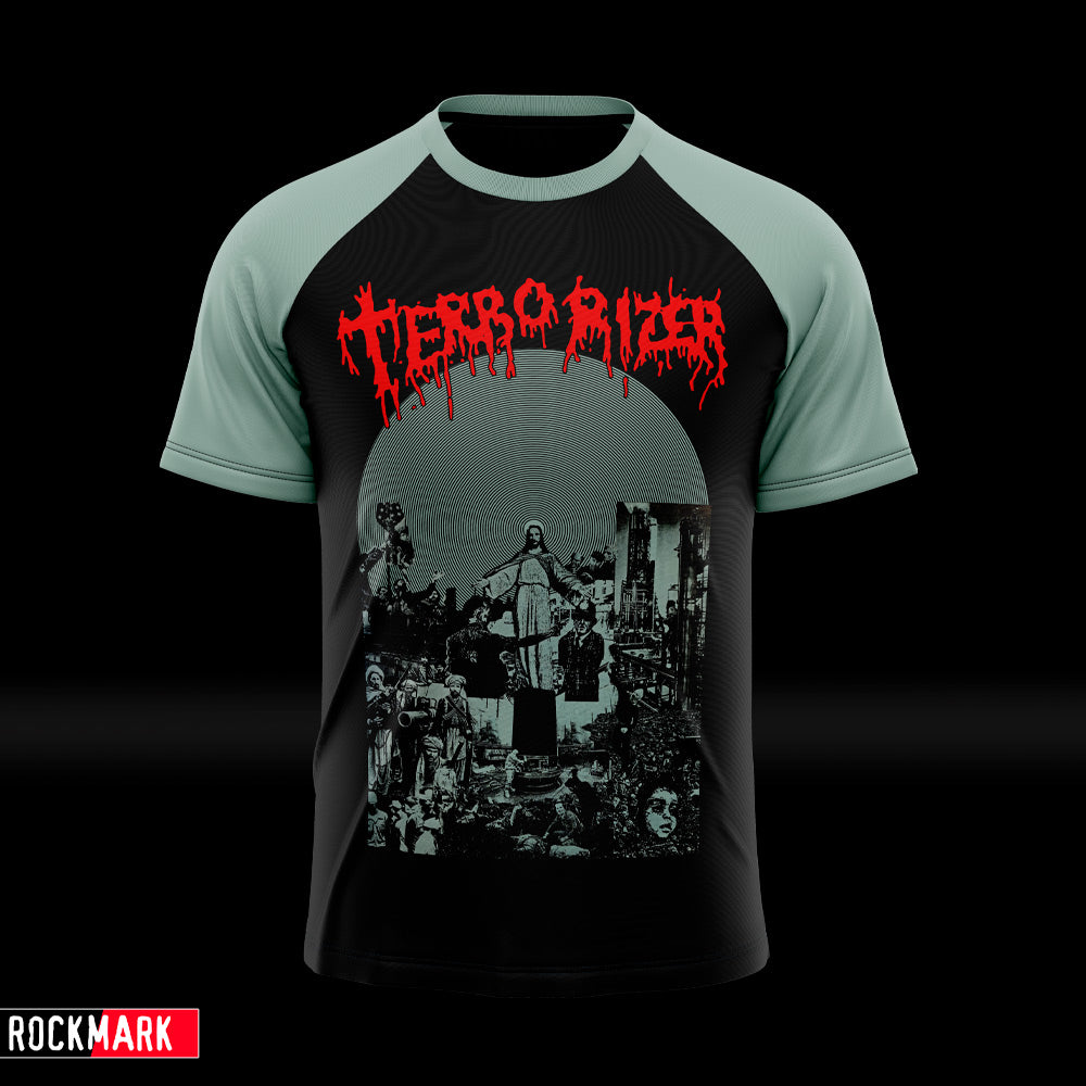 Terrorizer "World Downfall" Raglan Shirt – RockMark Merchandise