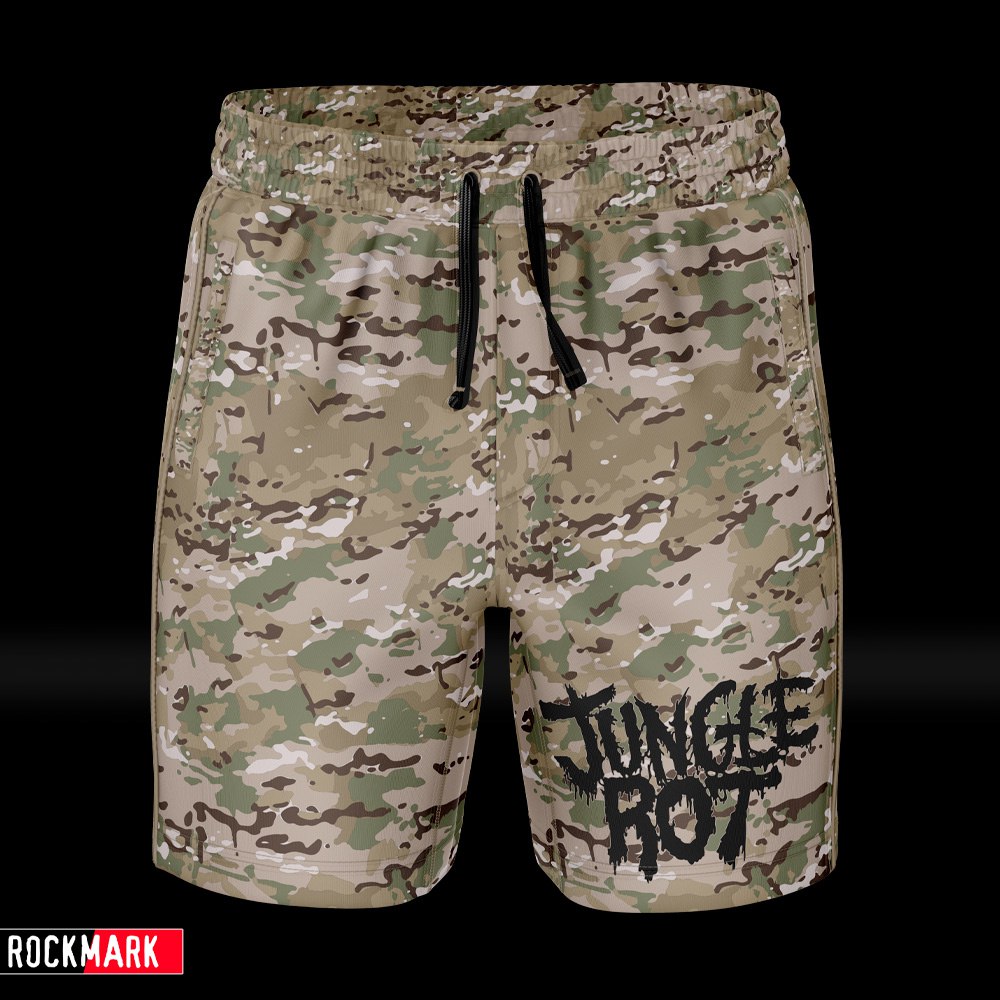 Jungle Rot "Camo Logo" Swimming Shorts – RockMark Merchandise