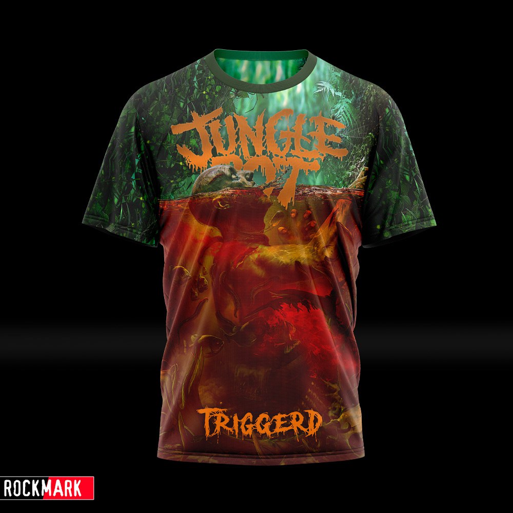 JUNGLE ROT "Triggerd" Male Allover T-Shirt – RockMark Merchandise