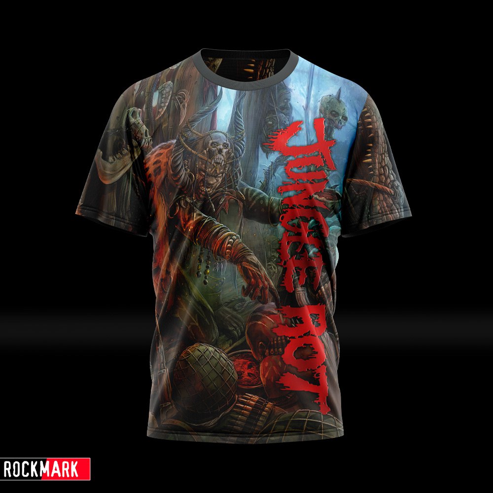 JUNGLE ROT "A Call To Arms" Male Allover T-Shirt – RockMark Merchandise
