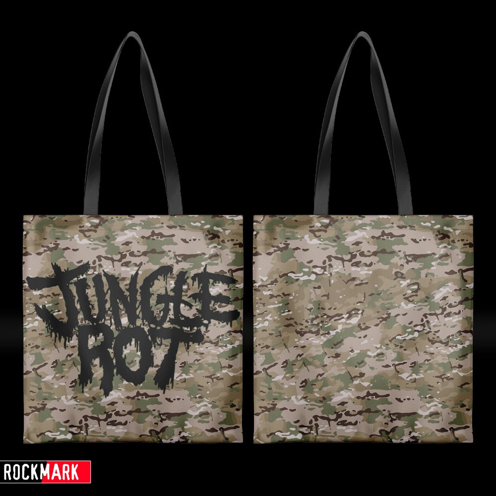 Jungle Rot "Camo Logo" Shopper – RockMark Merchandise