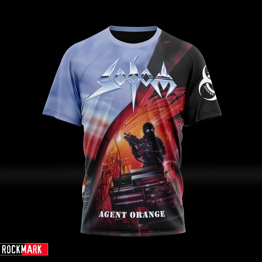 SODOM "Agent Orange" Male Allover T-Shirt – RockMark Merchandise