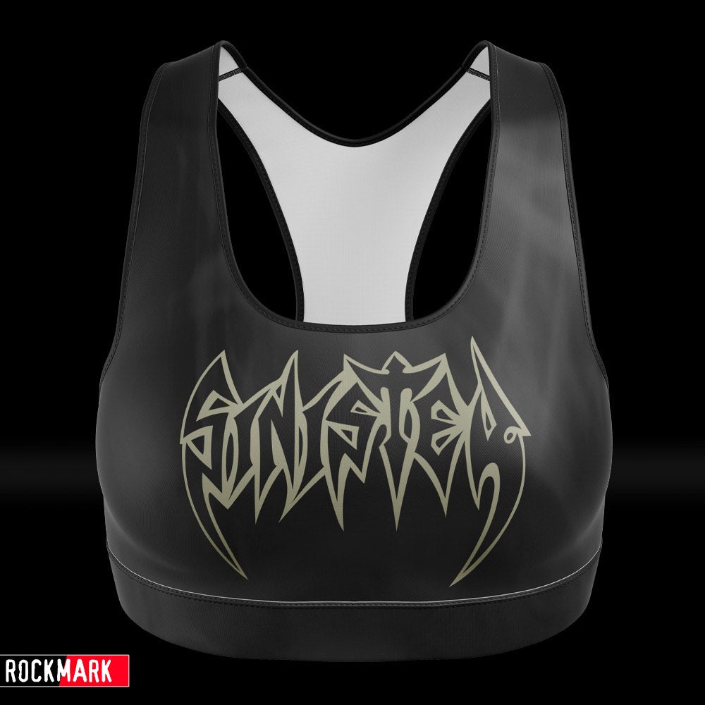 Sinister "Logo" Sporty Crop Top – RockMark Merchandise