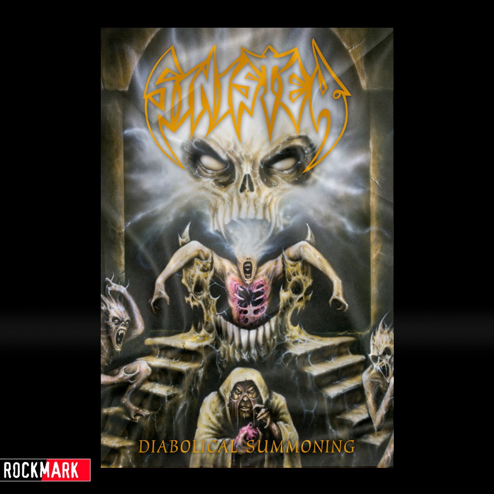 Sinister "Diabolical Summoning" Textile Poster Flag – RockMark Merchandise