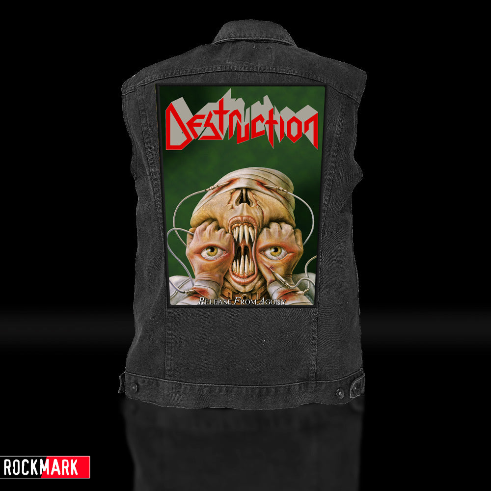 DESTRUCTION "Release From Agony" Printed Backpatch – RockMark Merchandise