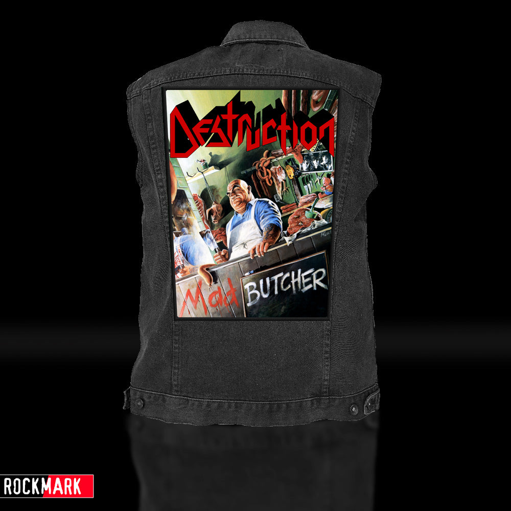 DESTRUCTION "Mad Butcher" Printed Backpatch – RockMark Merchandise