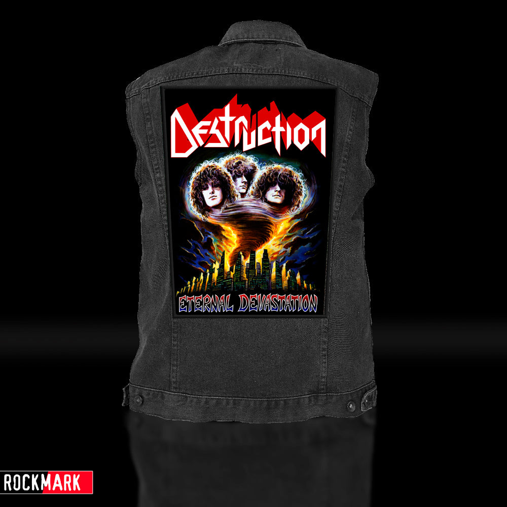 DESTRUCTION "Eternal Devastation" Printed Backpatch – RockMark Merchandise